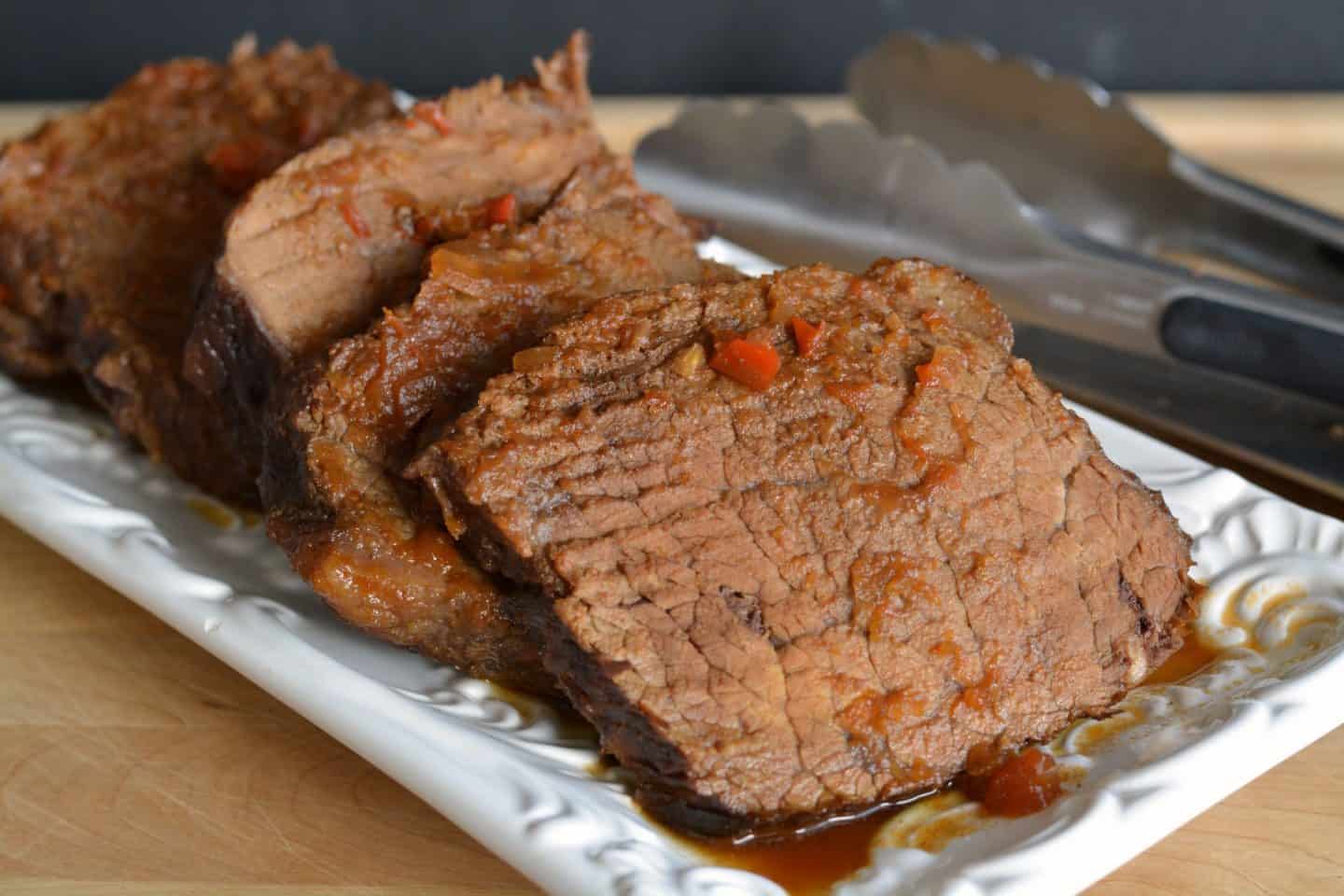 Colombian Posta Negra (Eye of Round Roast Beef with a Dark Sweet Sauce)
